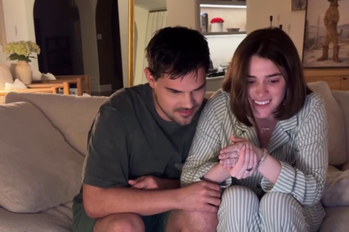 ¡Cumplieron su sueño! Taylor Lautner y su esposa revelan el sexo de su ...