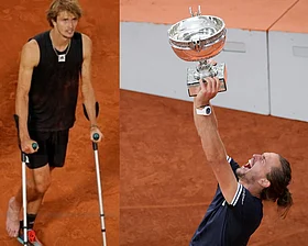 Broken bones and type 1 diabetes: How Zverev broke every 'major' barrier