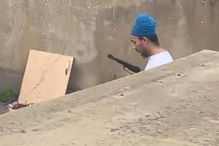 Henry Nowak’s killer seen wielding 'gun' in footage filmed in 2022