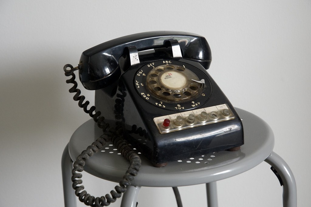 Old rotary phones sitting in garages that retro collectors are buying up