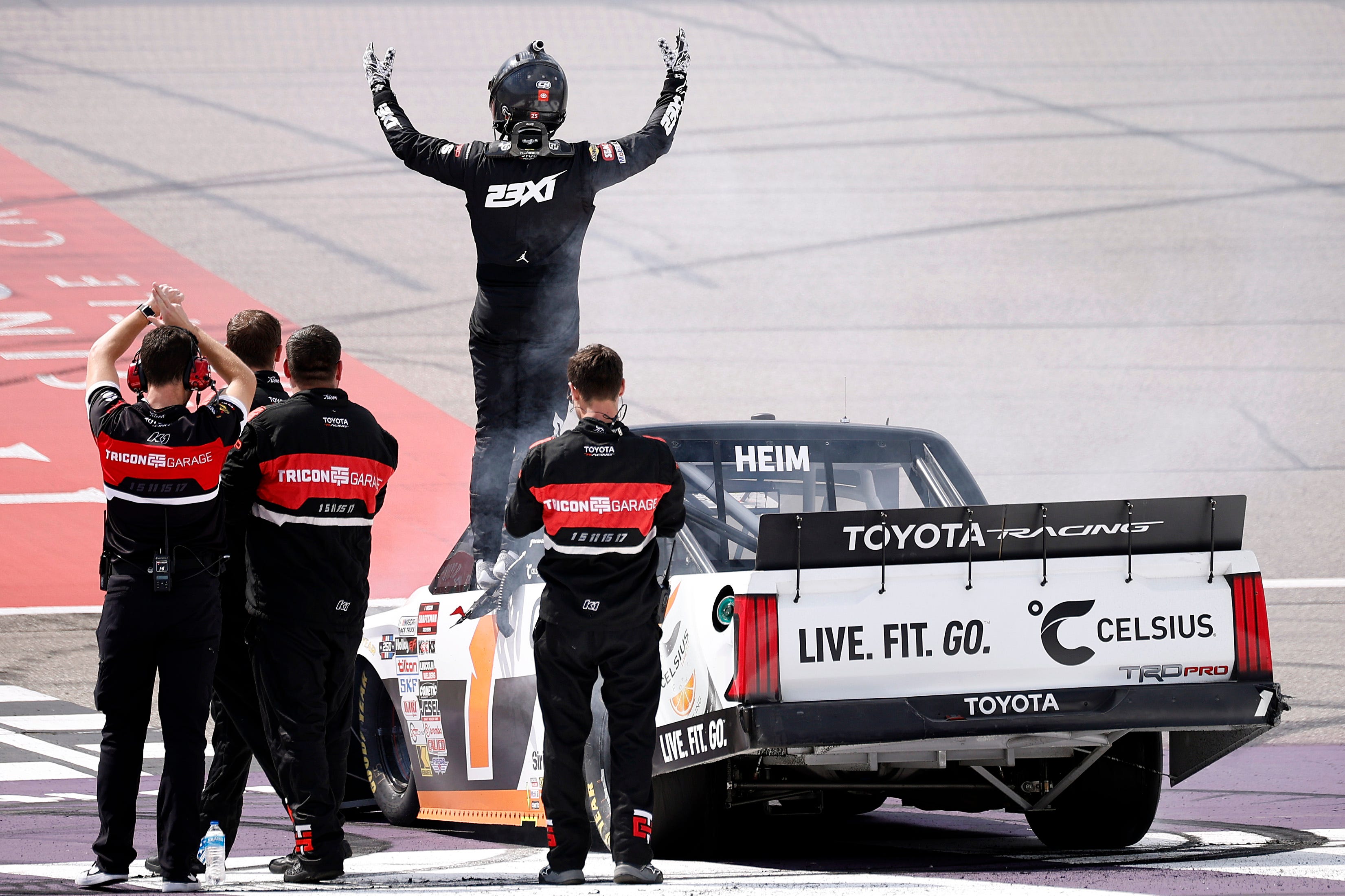 Corey Heim wins NASCAR Truck Series race at Michigan in June 2026