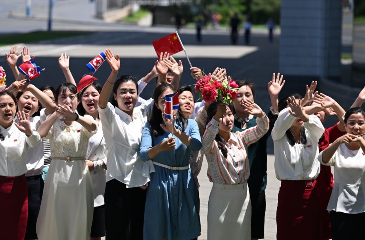 Chinese leader Xi travels to North Korea: In pictures