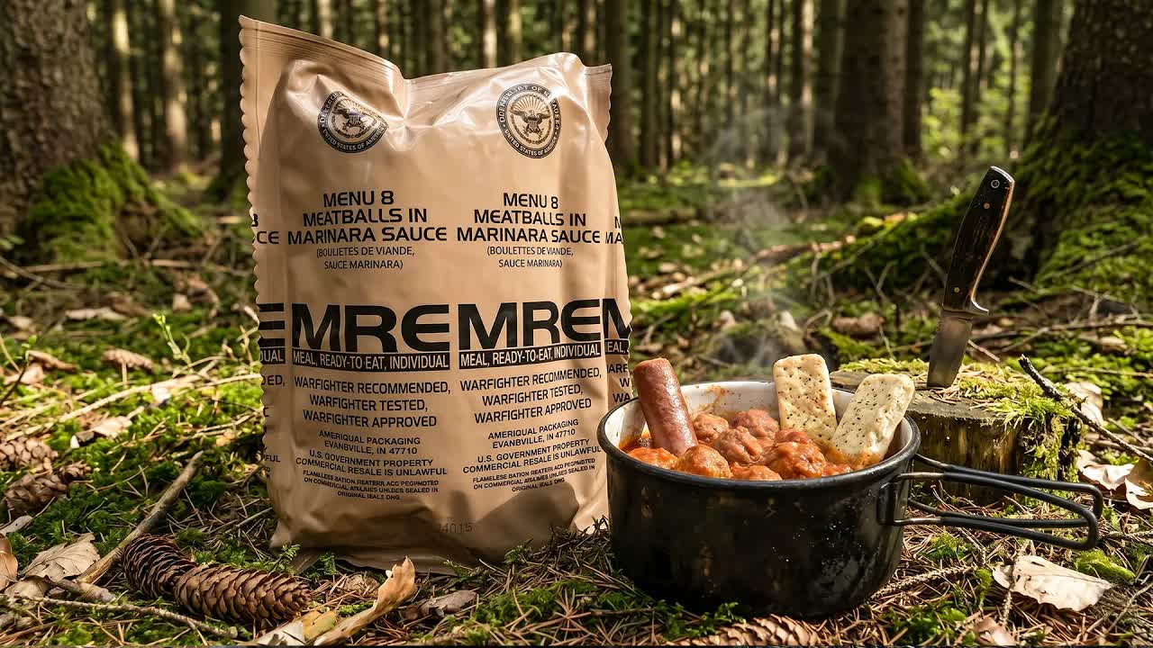 No fire, just pleasure: Testing military meals ready to eat
