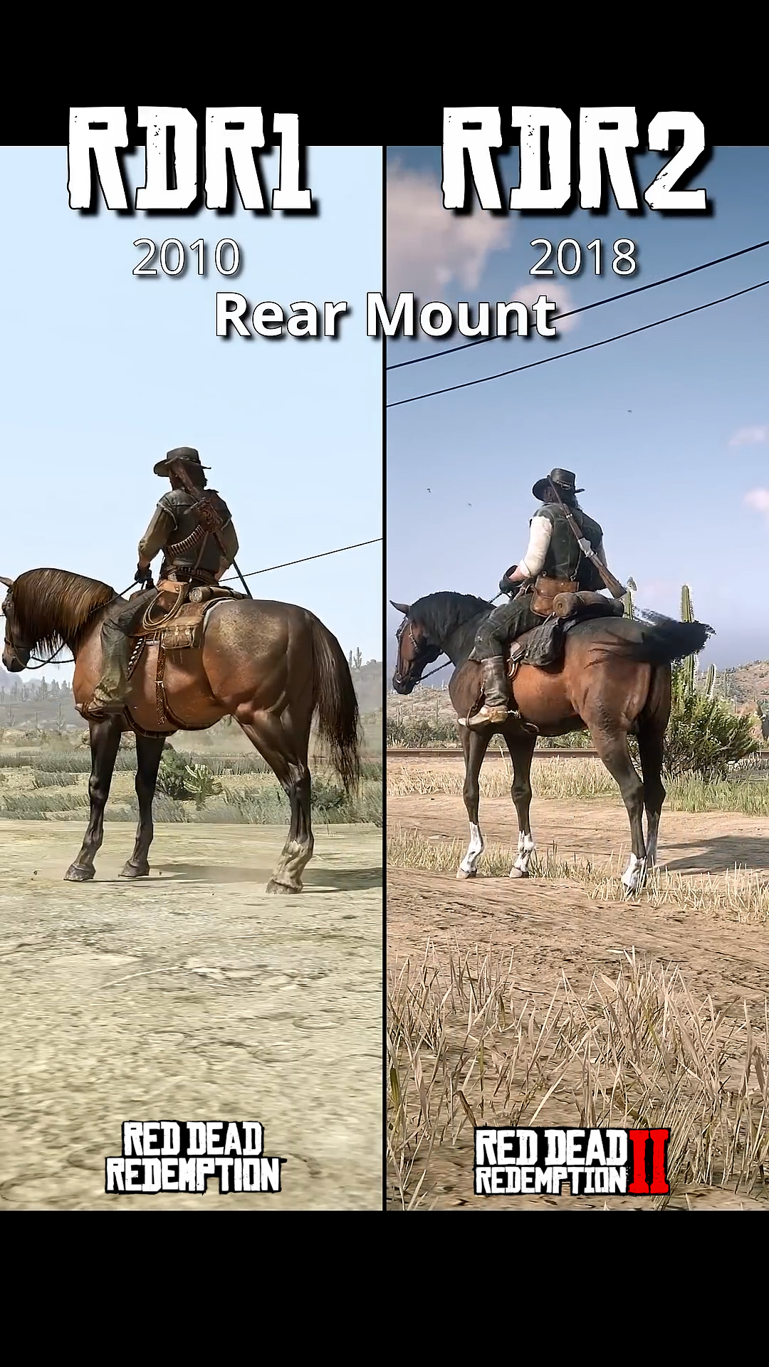 RDR1 vs RDR2 - mounting comparison