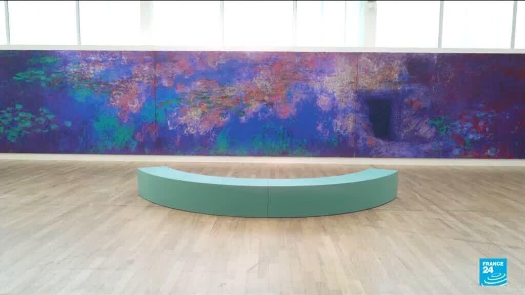Dissident Chinese artist revisits Monet's waterlilies through Lego art