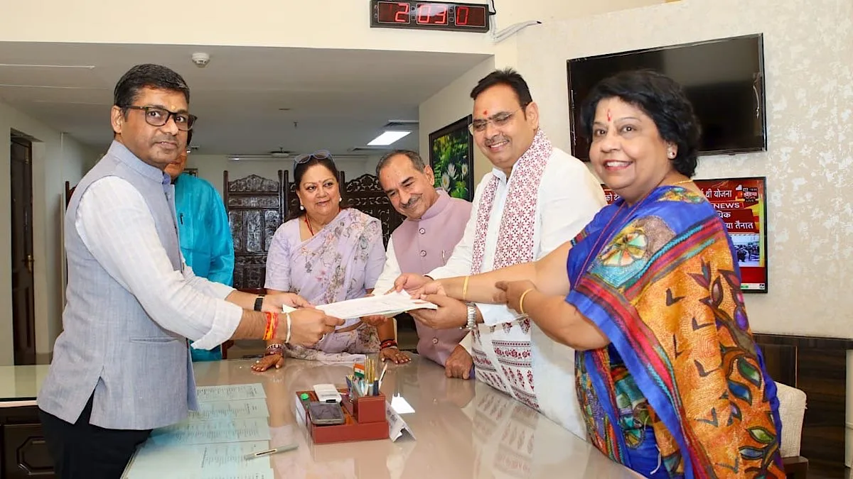 Satish Poonia and Alka Gurjar file Rajya Sabha nominations; unopposed ...