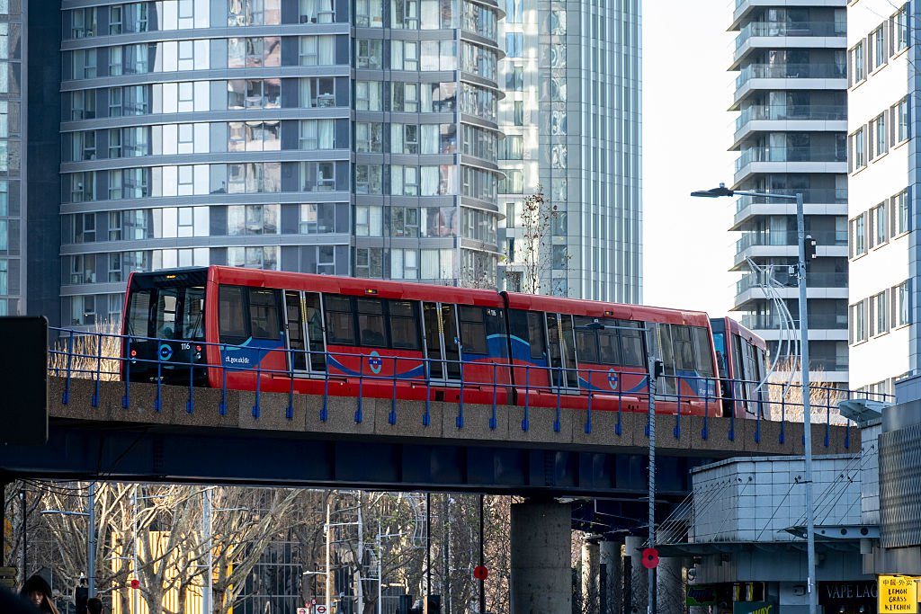 Map shows new DLR extension