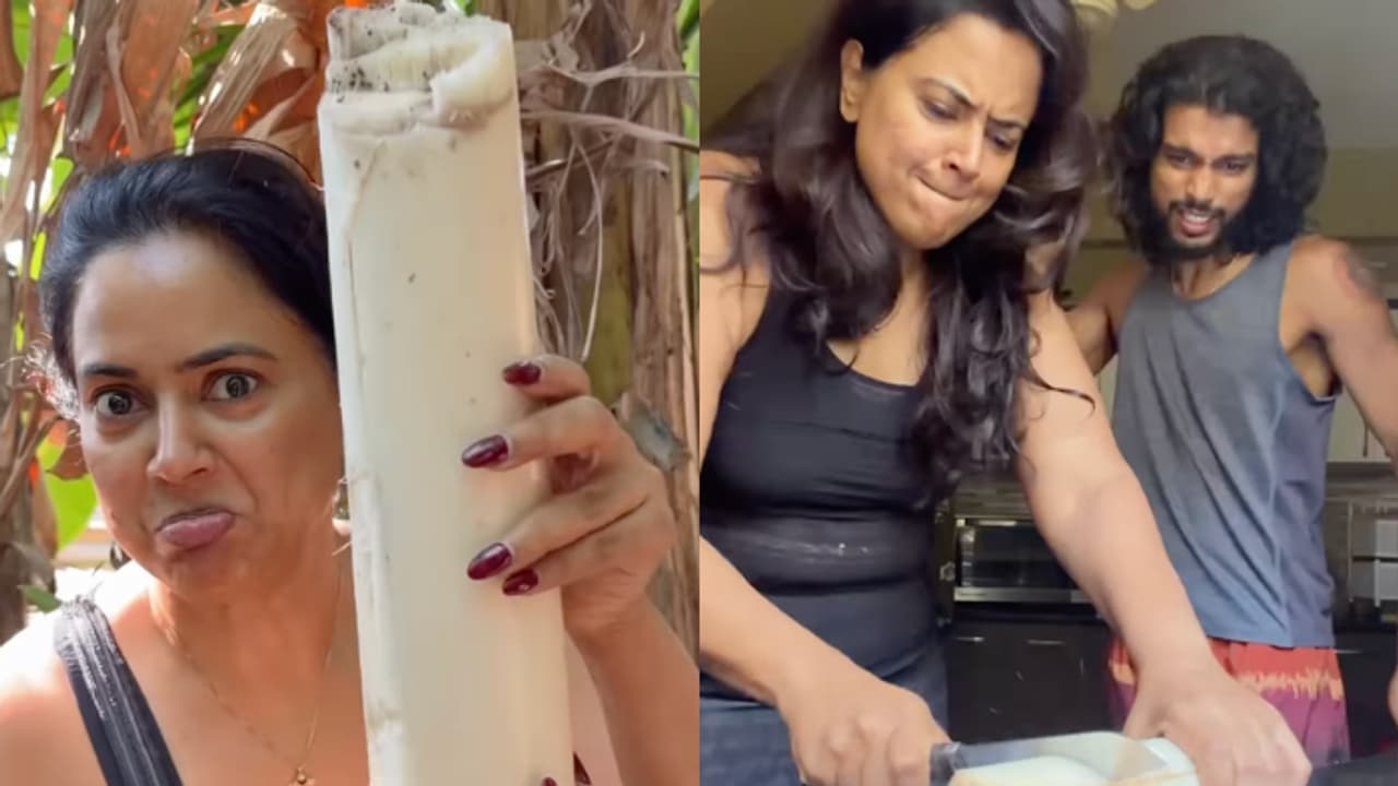 Sameera Reddy's favourite banana stem drink is packed with health ...