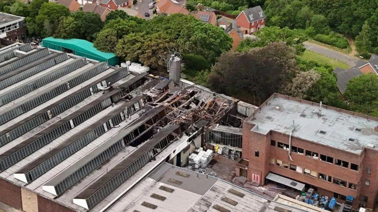 Environmental risks assessed after art factory fire