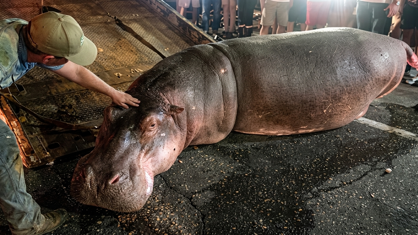 Pablo Escobar's cocaine hippo dies after being hit by a car