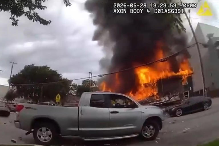 Waymo blocked road as firefighters rushed to deadly explosion: 'Man ...
