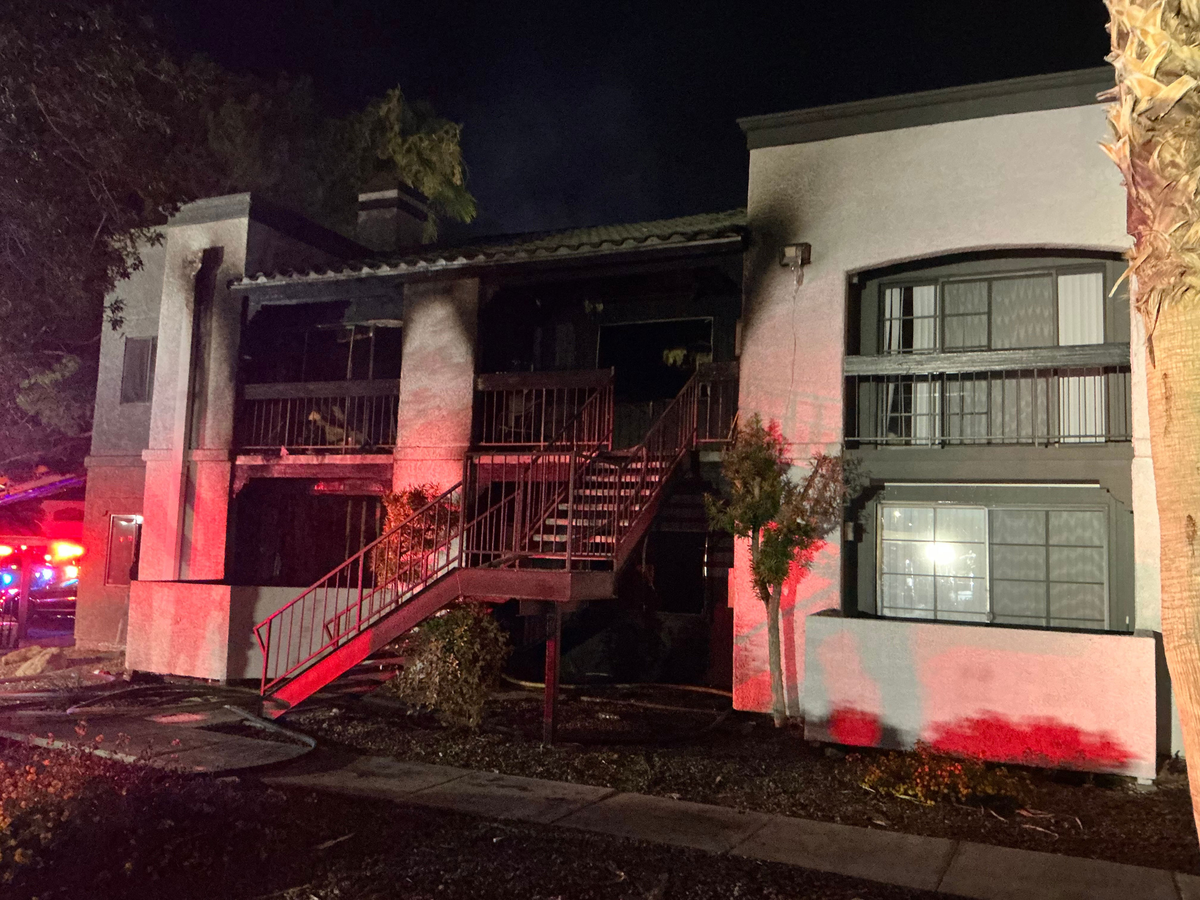 Second child dies from injuries after east Las Vegas apartment fire