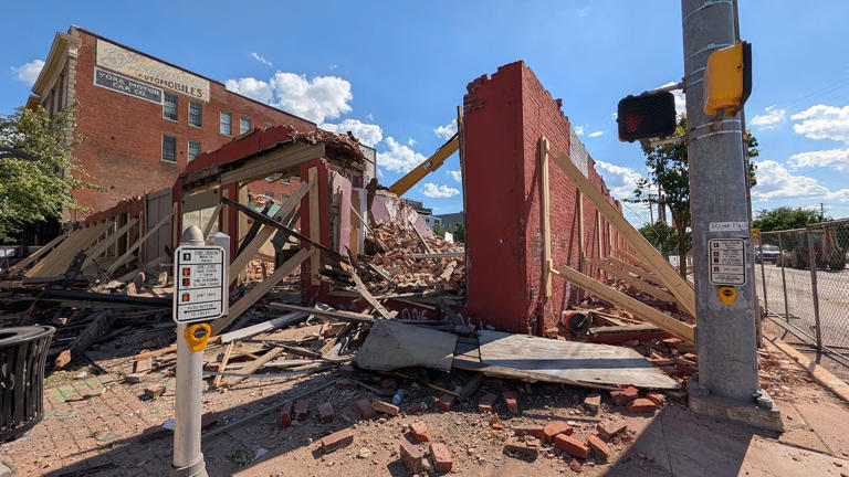 Former Cupid's adult store site erased along York streetscape row