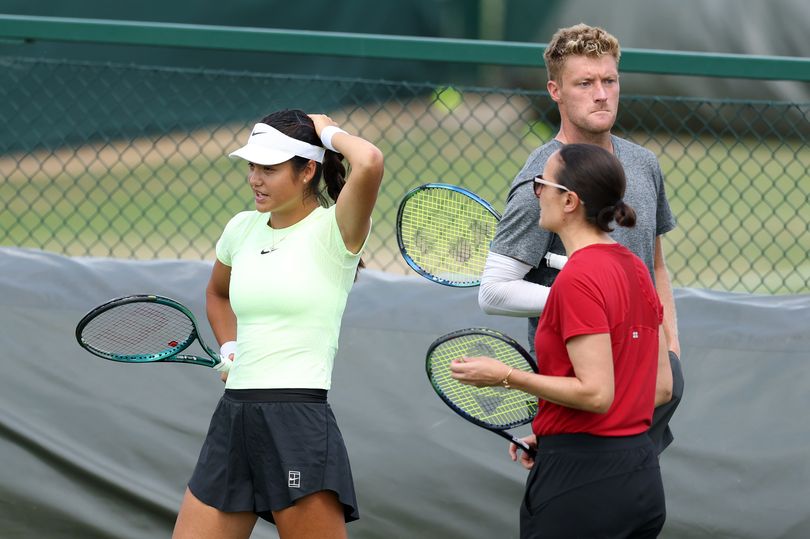 Emma Raducanu made to change clothes at Wimbledon practice after ...