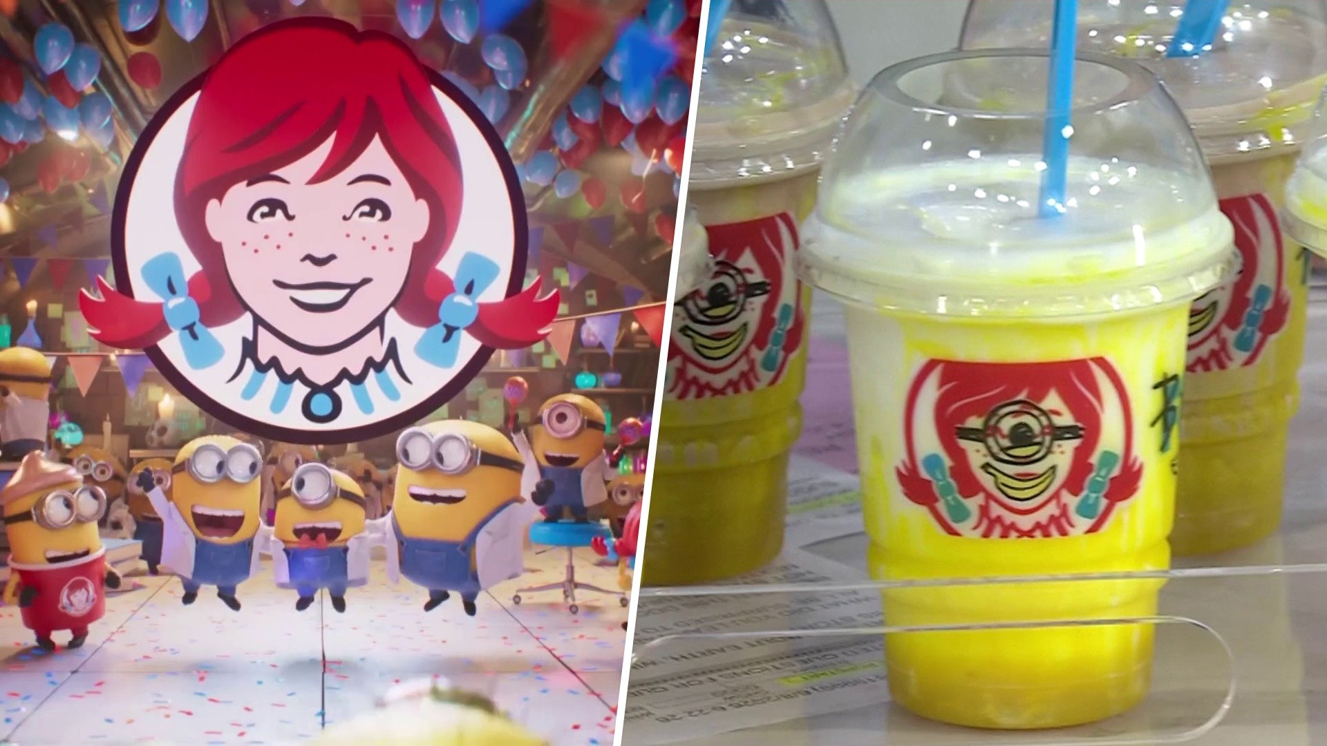 Exclusive: Minions team up with Wendy's for a special Frosty
