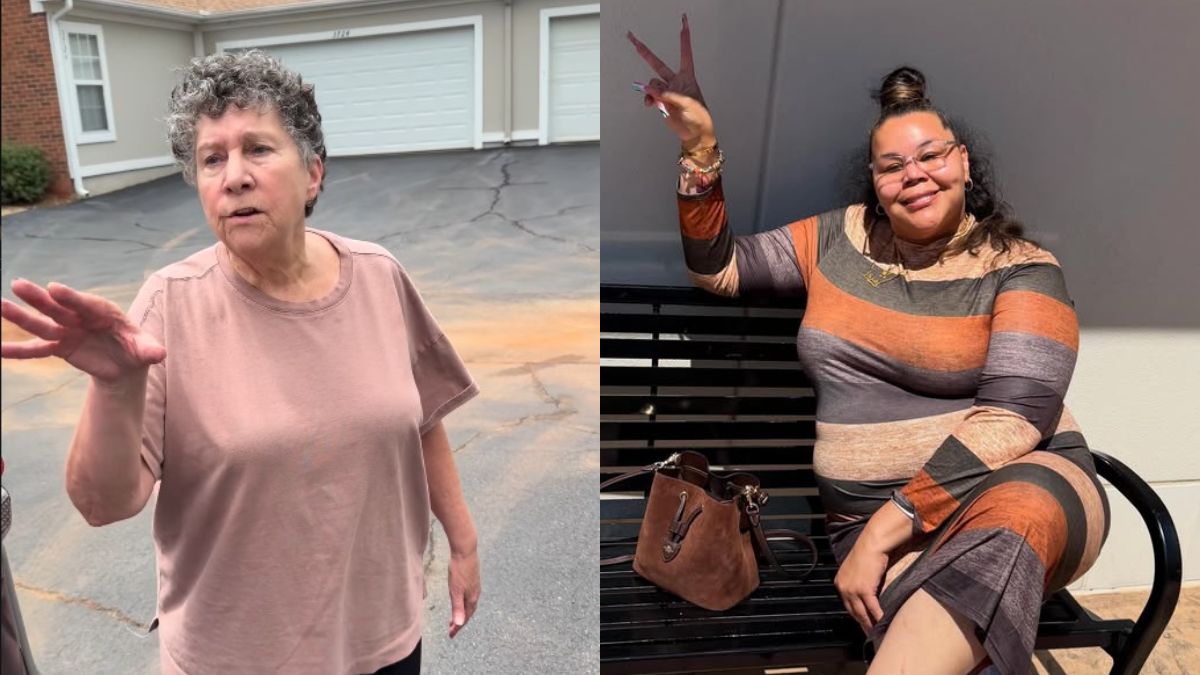 Viral video shows Black delivery driver clapping back at White woman ...
