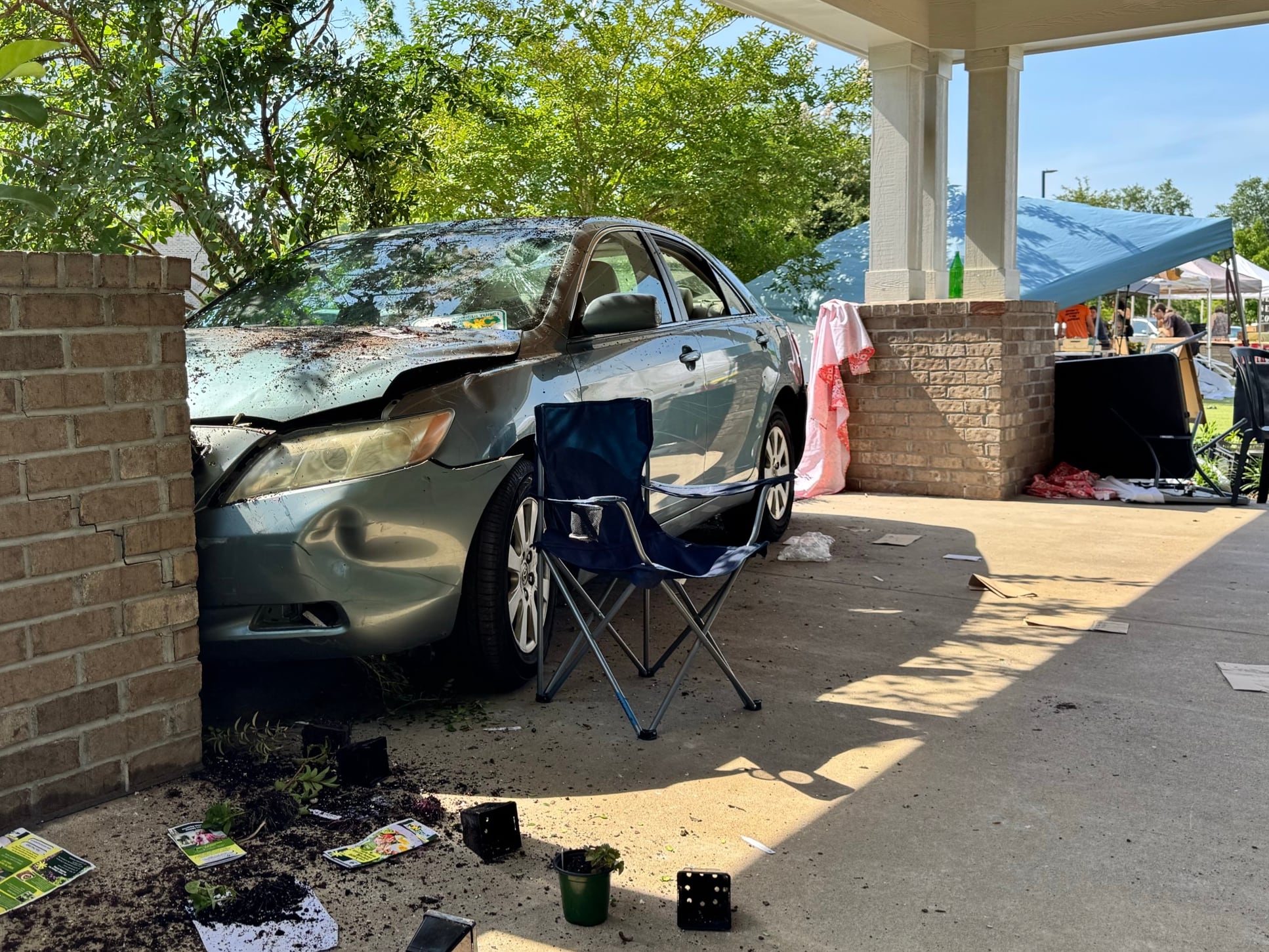 Several hurt after car crashes through busy farmers market in North ...