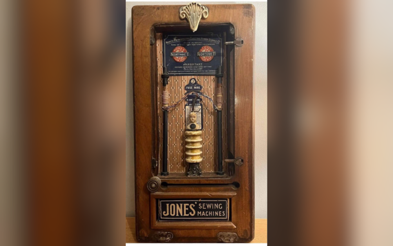 Man dismantles vintage sewing machine, discovers letter hidden inside