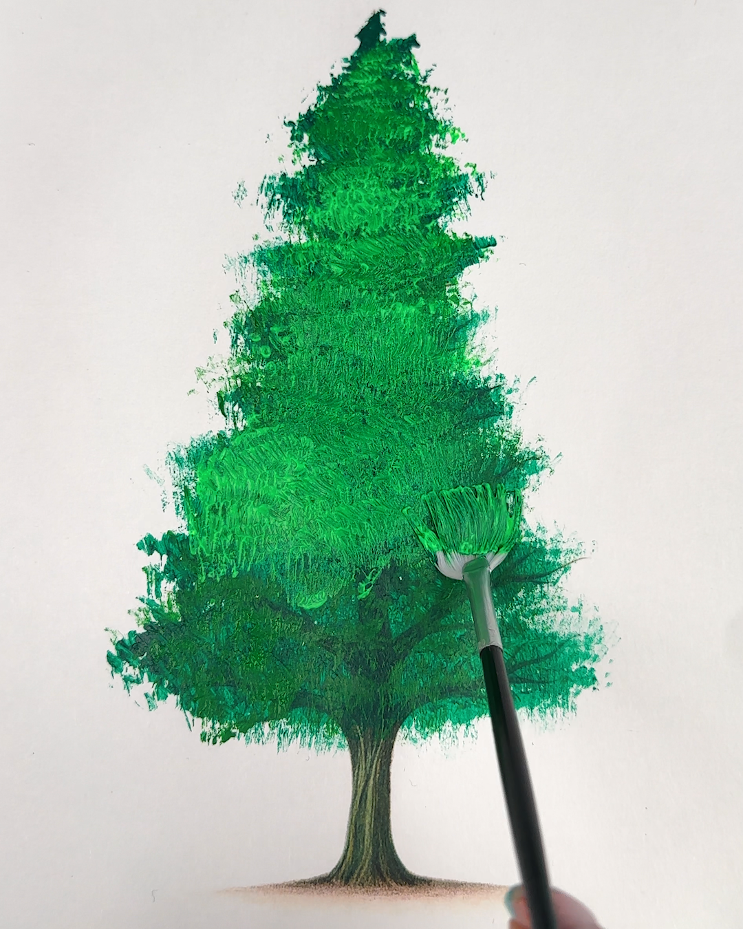 How to paint the perfect tree 🌲