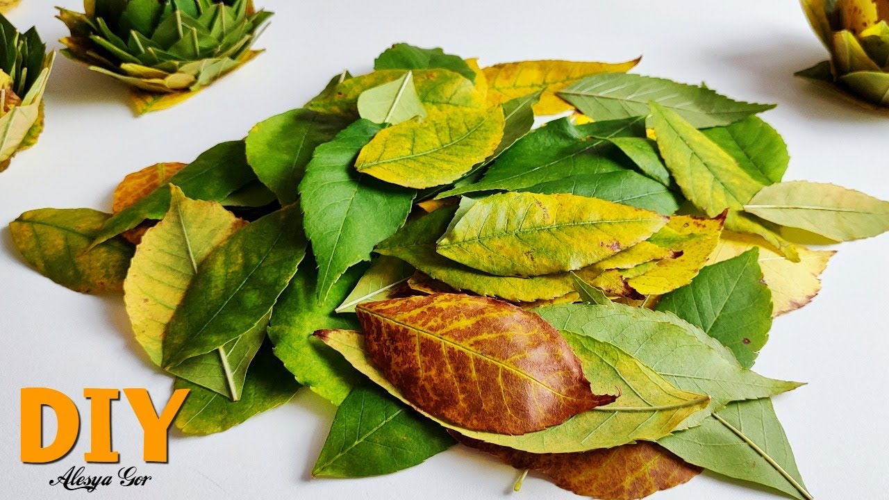How fallen leaves can be used for creative DIY crafts