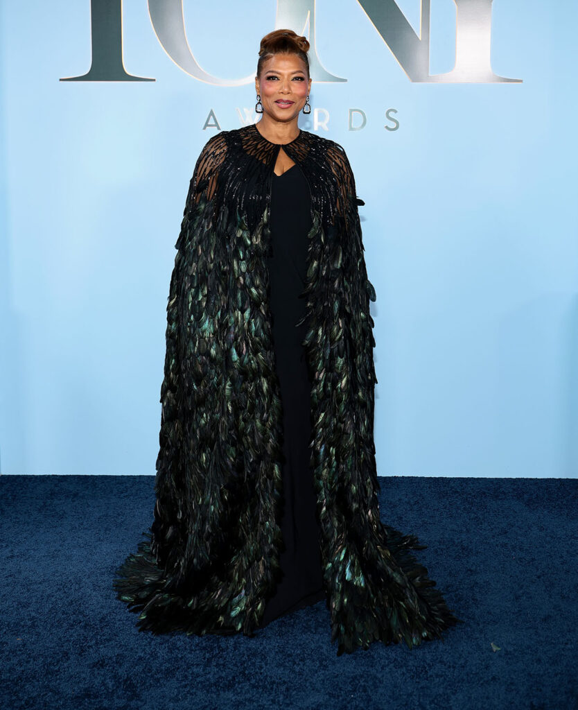 Queen Latifah celebrates Chicago’s 30th anniversary in Naeem Khan at ...