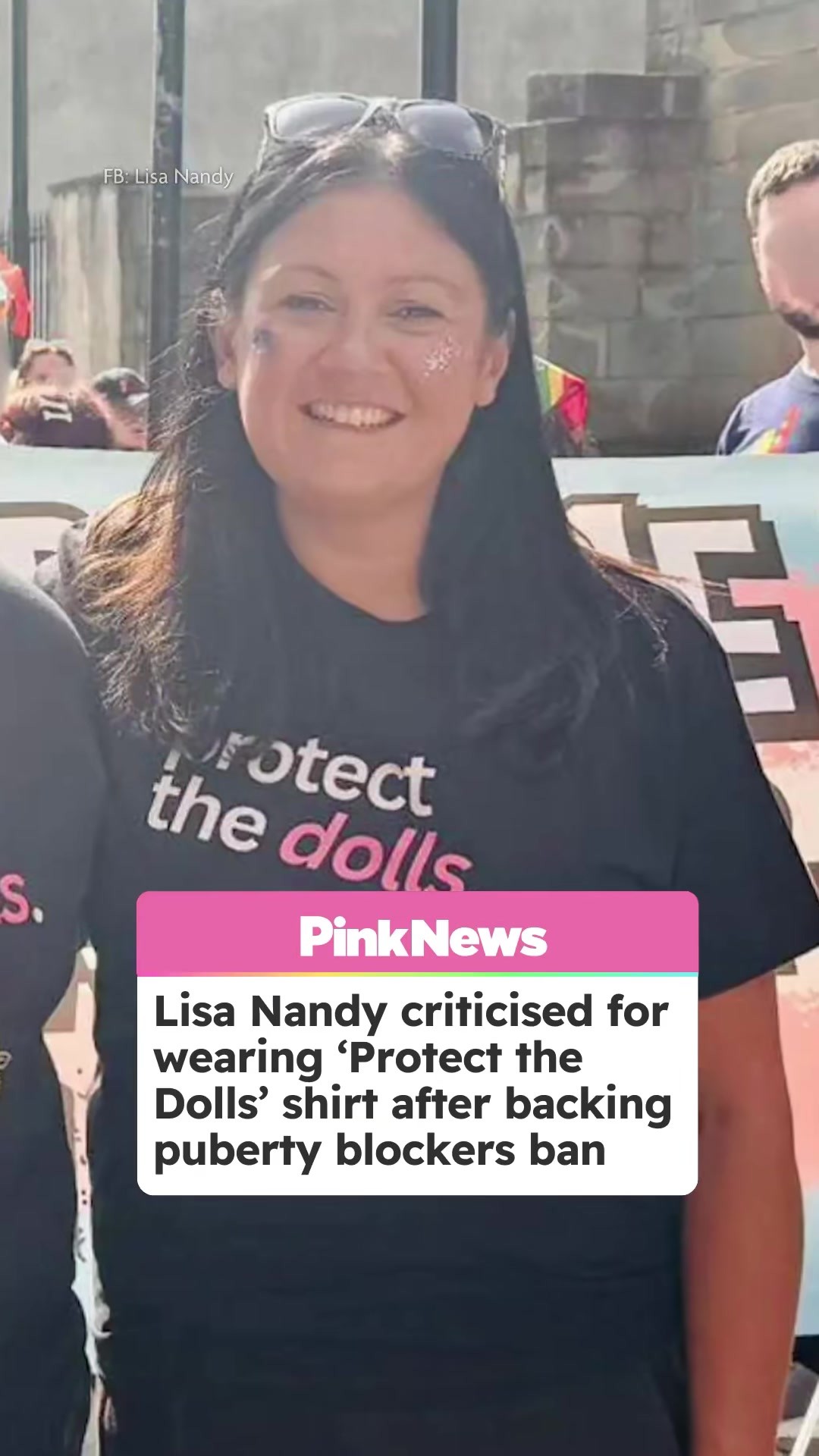 Labour's Lisa Nandy slammed for 'Protect the Dolls' shirt at Pride amid ...