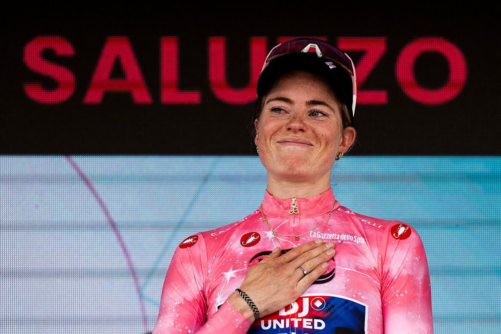 Demi Vollering becomes the second-ever woman to win all three Grand Tours