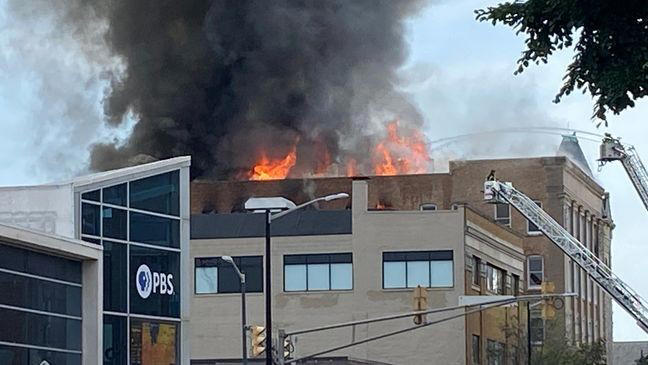 Breaking: Crews respond to fire at Lafayette Building in downtown South ...