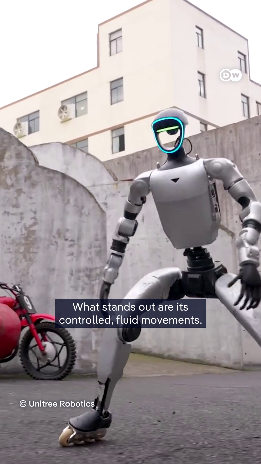 What's better than a running robot? A skating one!