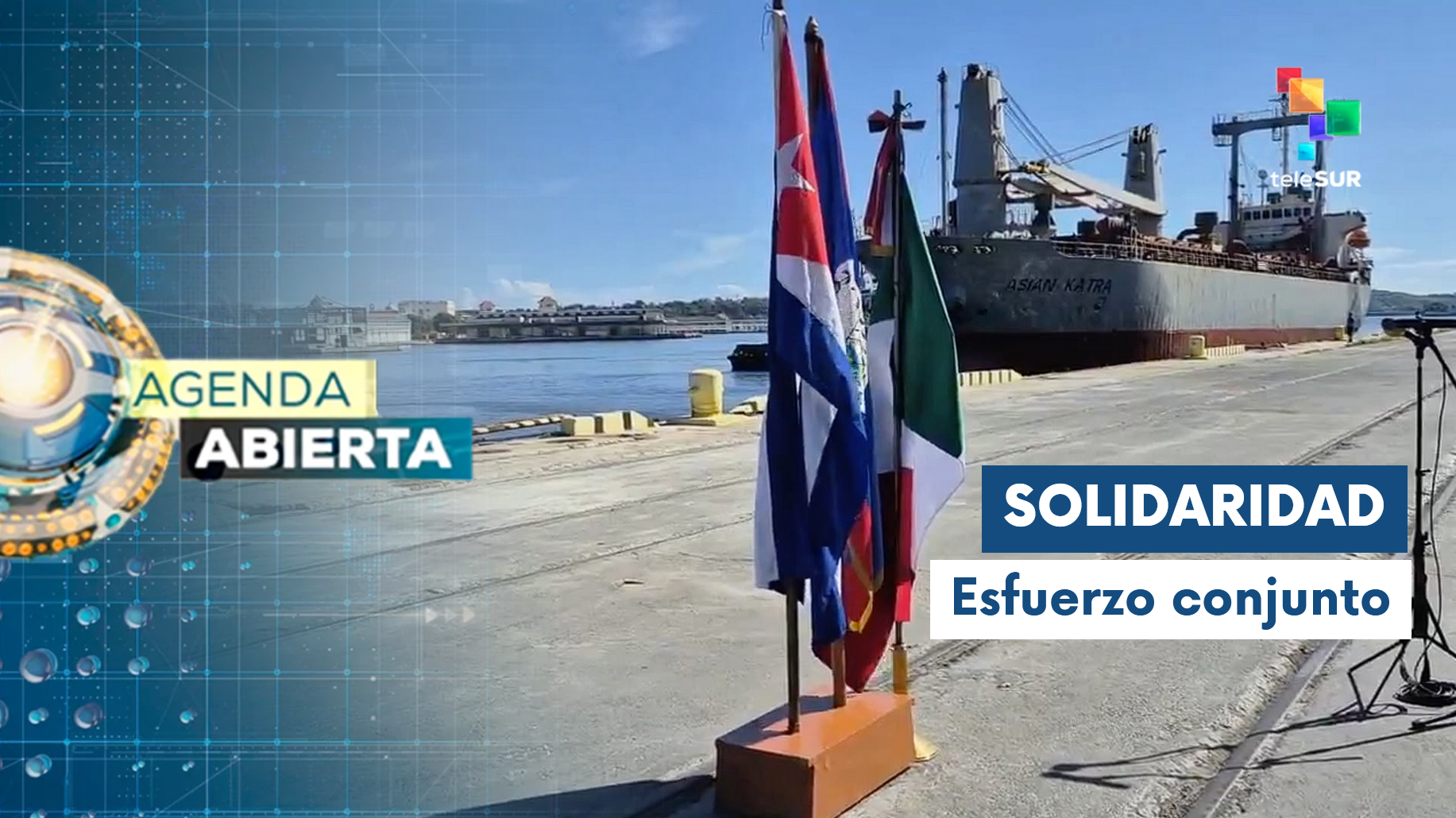 Arribaron a Cuba toneladas de ayuda solidaria de México y Belice