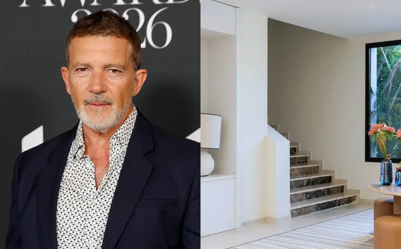 El refugio de Antonio Banderas en la Costa del Sol: una casa de diseño ...