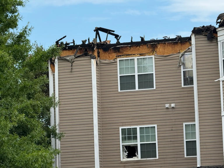 Photos: 59 displaced in massive apartment fire in North Carolina