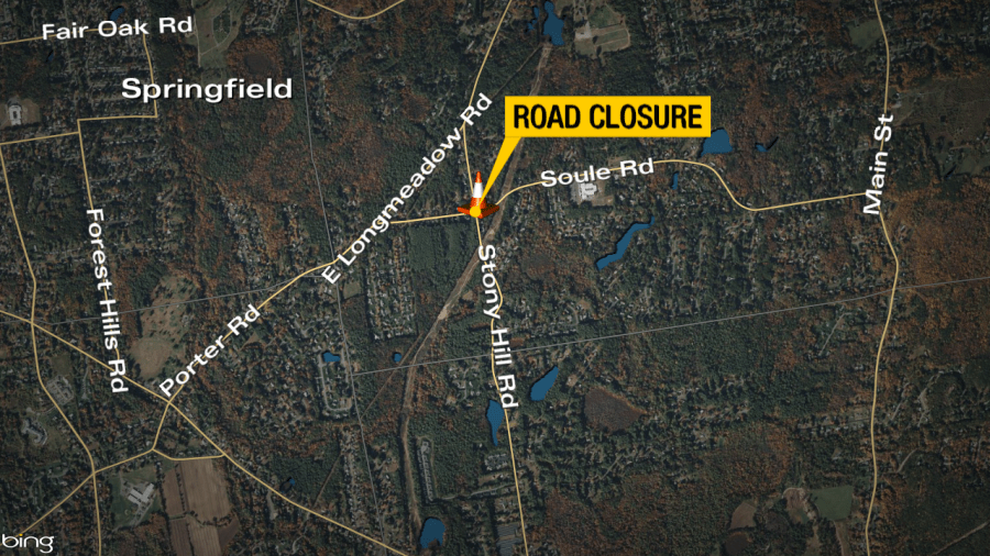 Wilbraham intersection closed for paving work