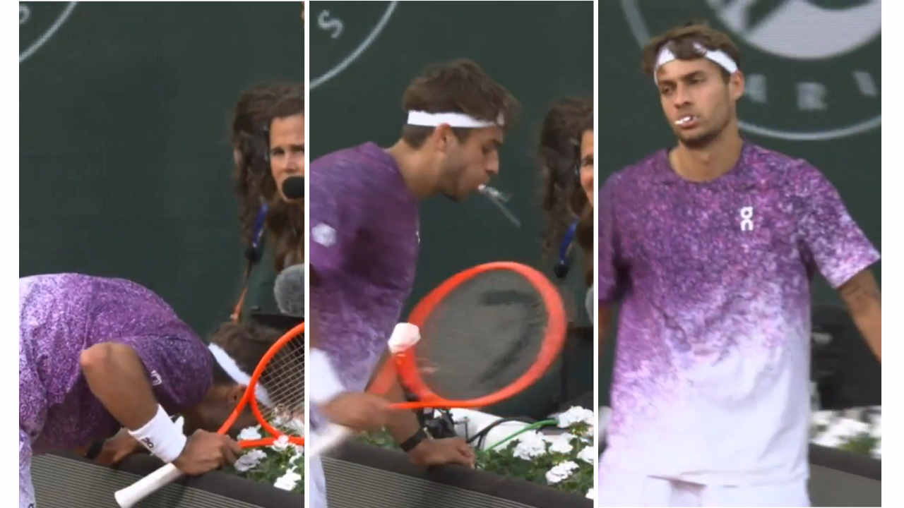 Cobolli mangia un fiore al Roland Garros: il gesto assurdo in finale ...