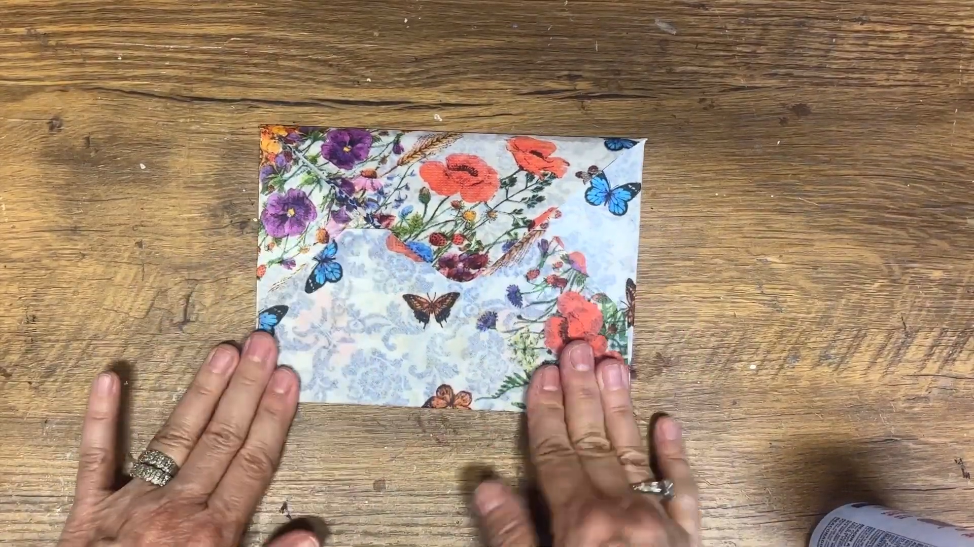 I turned fabric into paper and it looks incredible