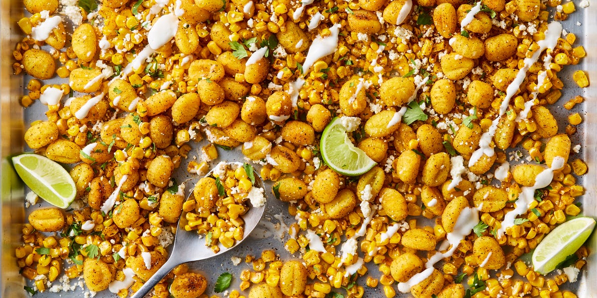 My sheet-pan street corn gnocchi is comfort in 30 minutes