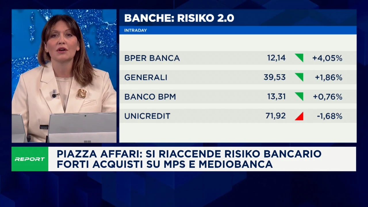 Piazza Affari: si riaccende risiko - forti acquisti su Mps e Mediobanca