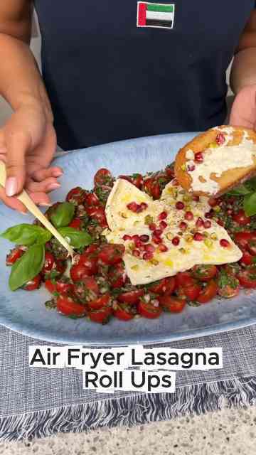 Crispy air fryer lasagna roll ups made easy