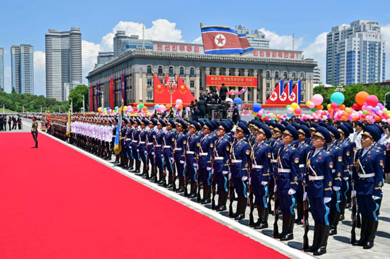 Chinese leader Xi travels to North Korea: In pictures