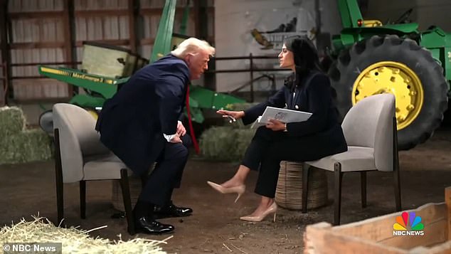 Trump ends NBC interview mid-sentence blasting 'dishonest press'