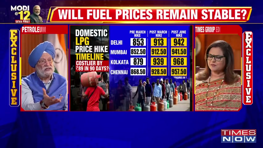Rising fuel prices Navika Kumar questions Union Minister HardeepSPuri ...