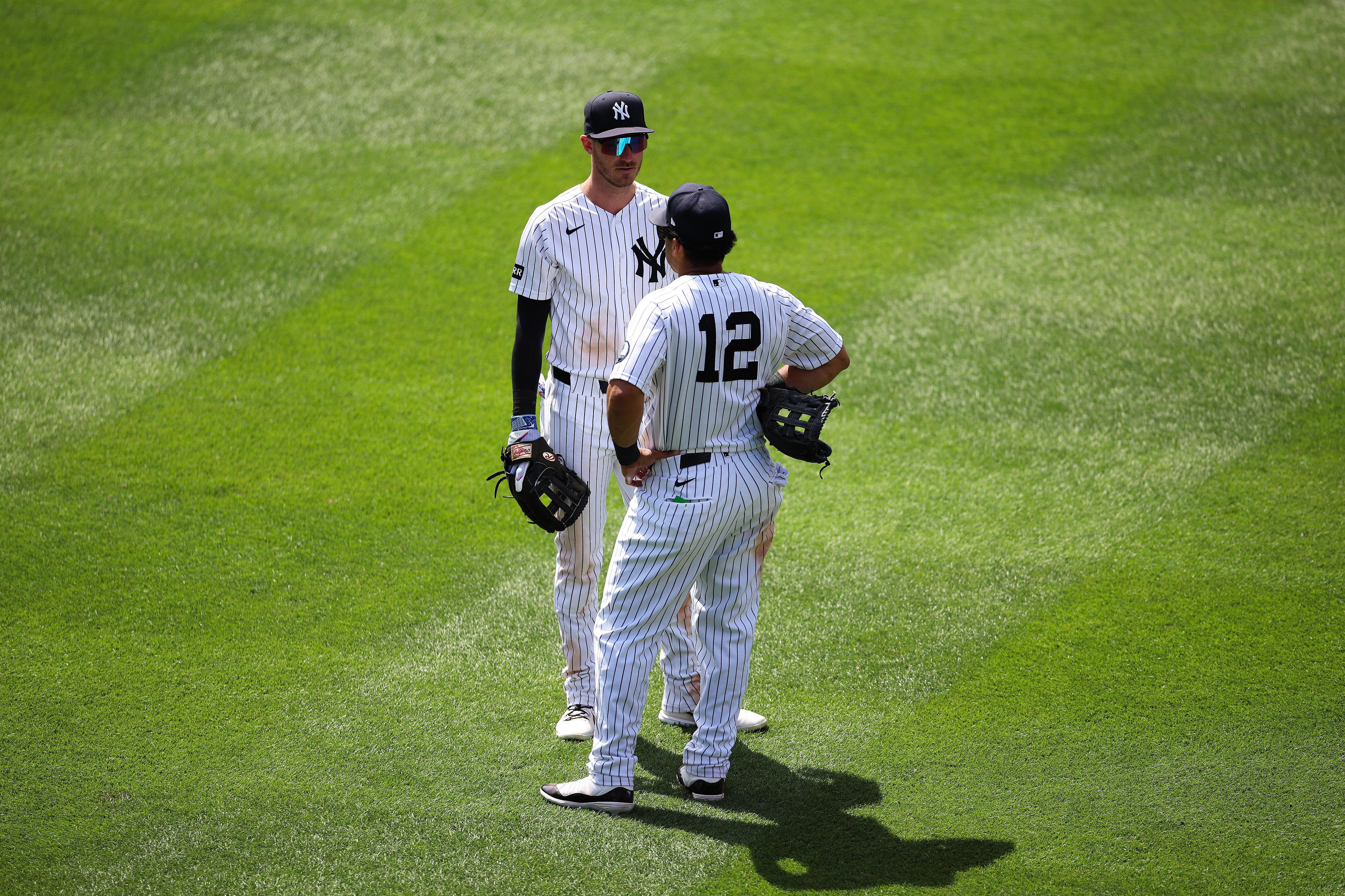 How should the Yankees align their outfield without Aaron Judge?