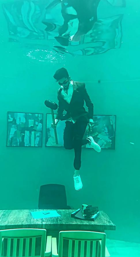 Impressive underwater cinematic performance