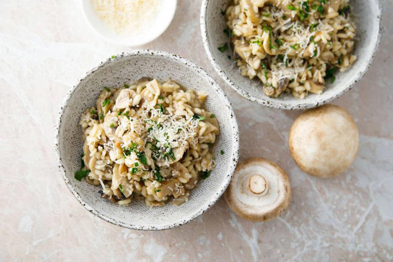 Two everyday kitchen ingredients that give risotto the perfect texture