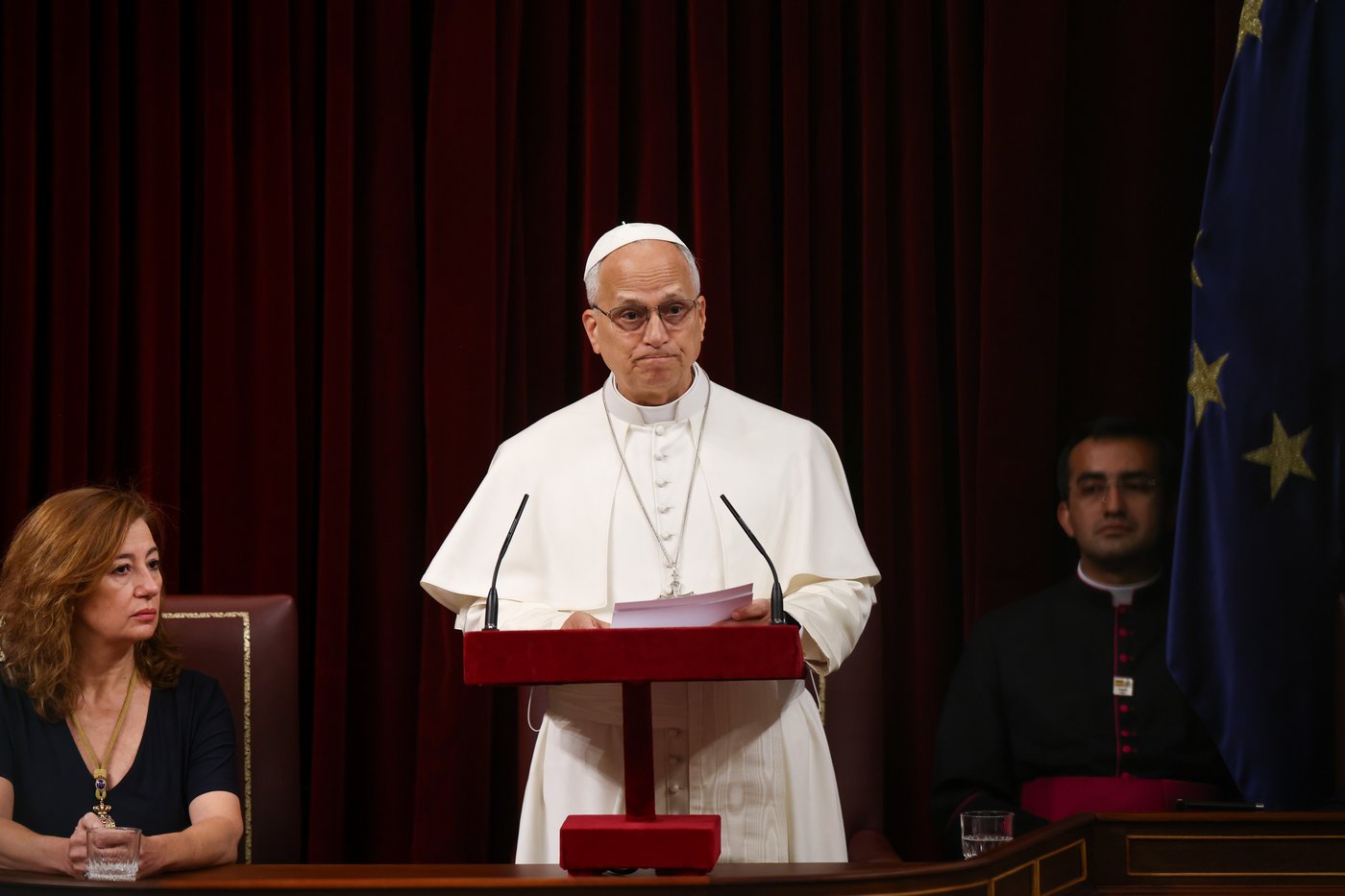 In first papal speech to Spanish parliament, pope demands respect for ...