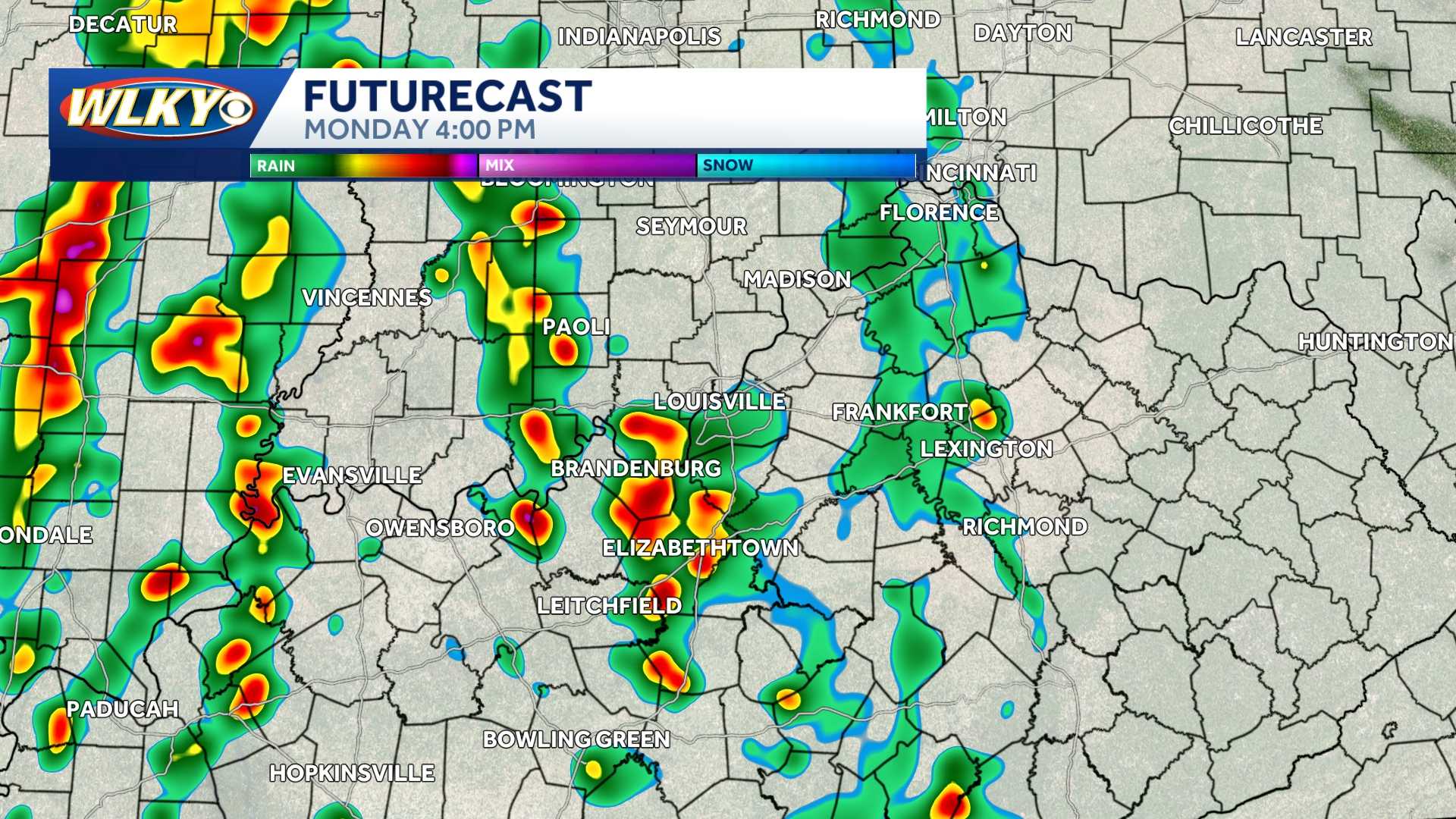 Impact weather: Flood watch through Tuesday evening as showers, storms ...
