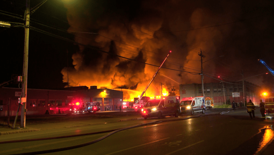 Massive fire at Pallet Express under investigation