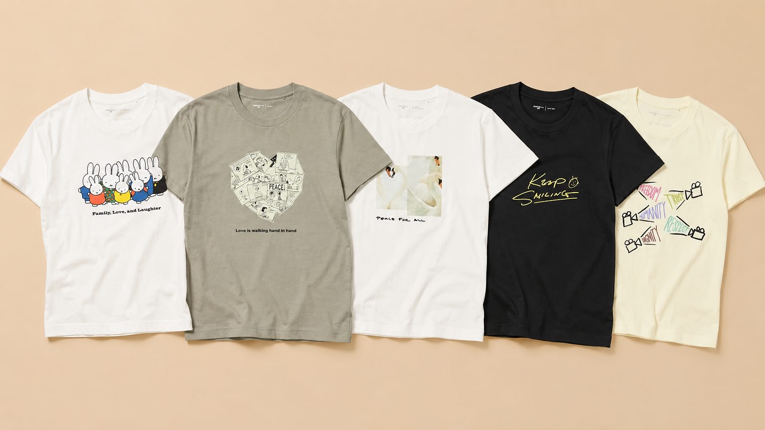 UNIQLO lanceert nieuwe T-shirts voor het goede doel