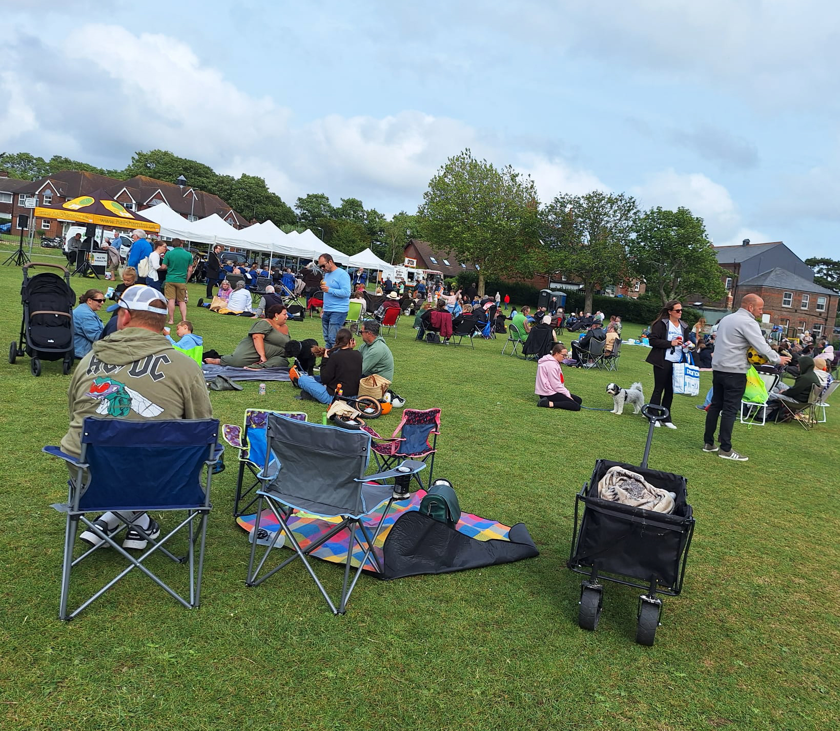 Inaugural Prom in the Park event in Hailsham marks official lighting of ...