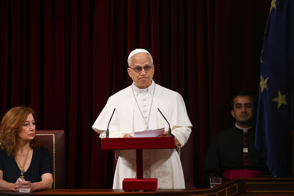 In first papal speech to Spanish parliament, pope demands respect for ...
